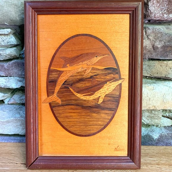 Hudson River Inlay | Accents | Dolphins Wood Marquetry Hudson River ...